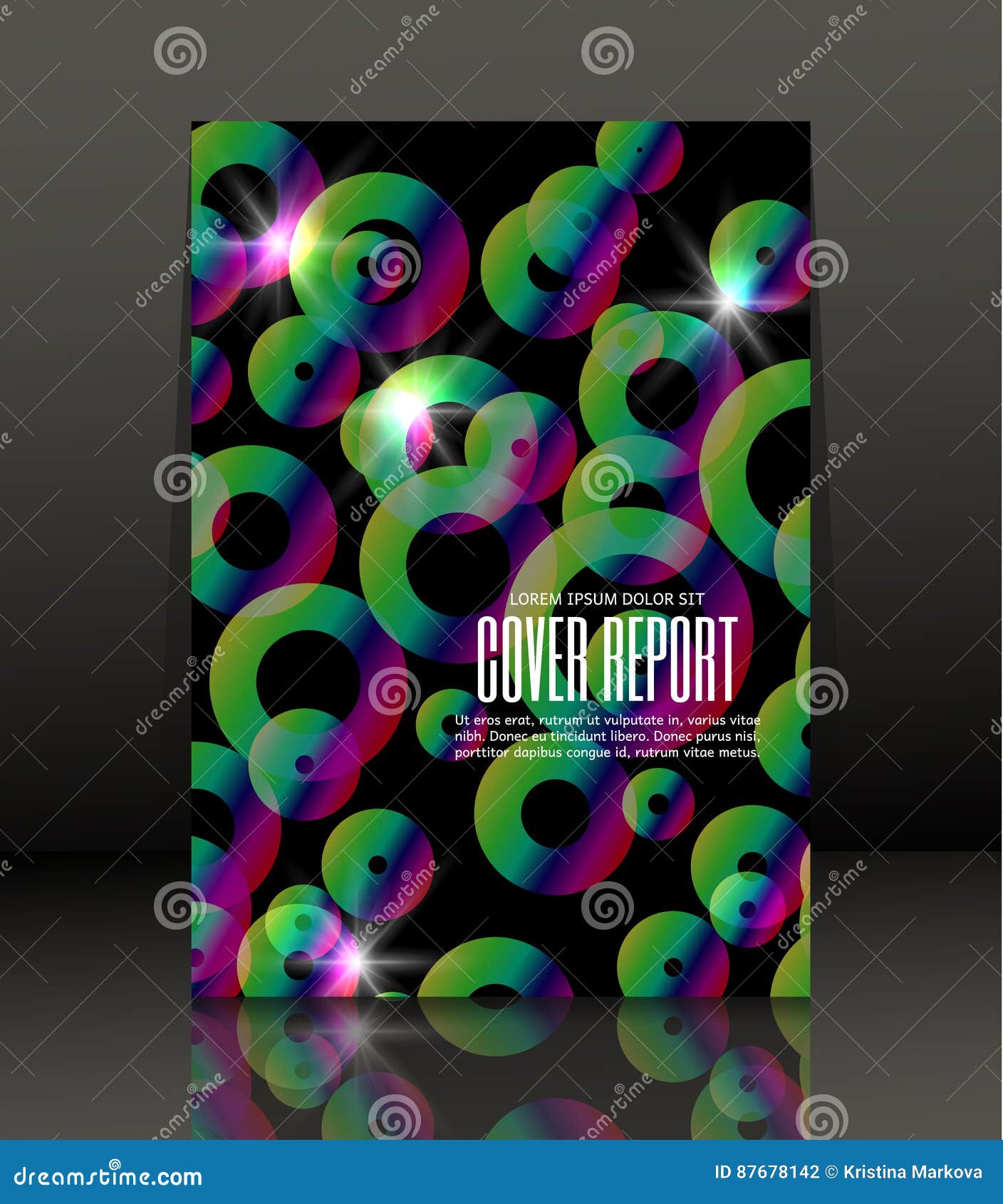 Abstract Background for Brochure, Cover. Template for the Poster ...