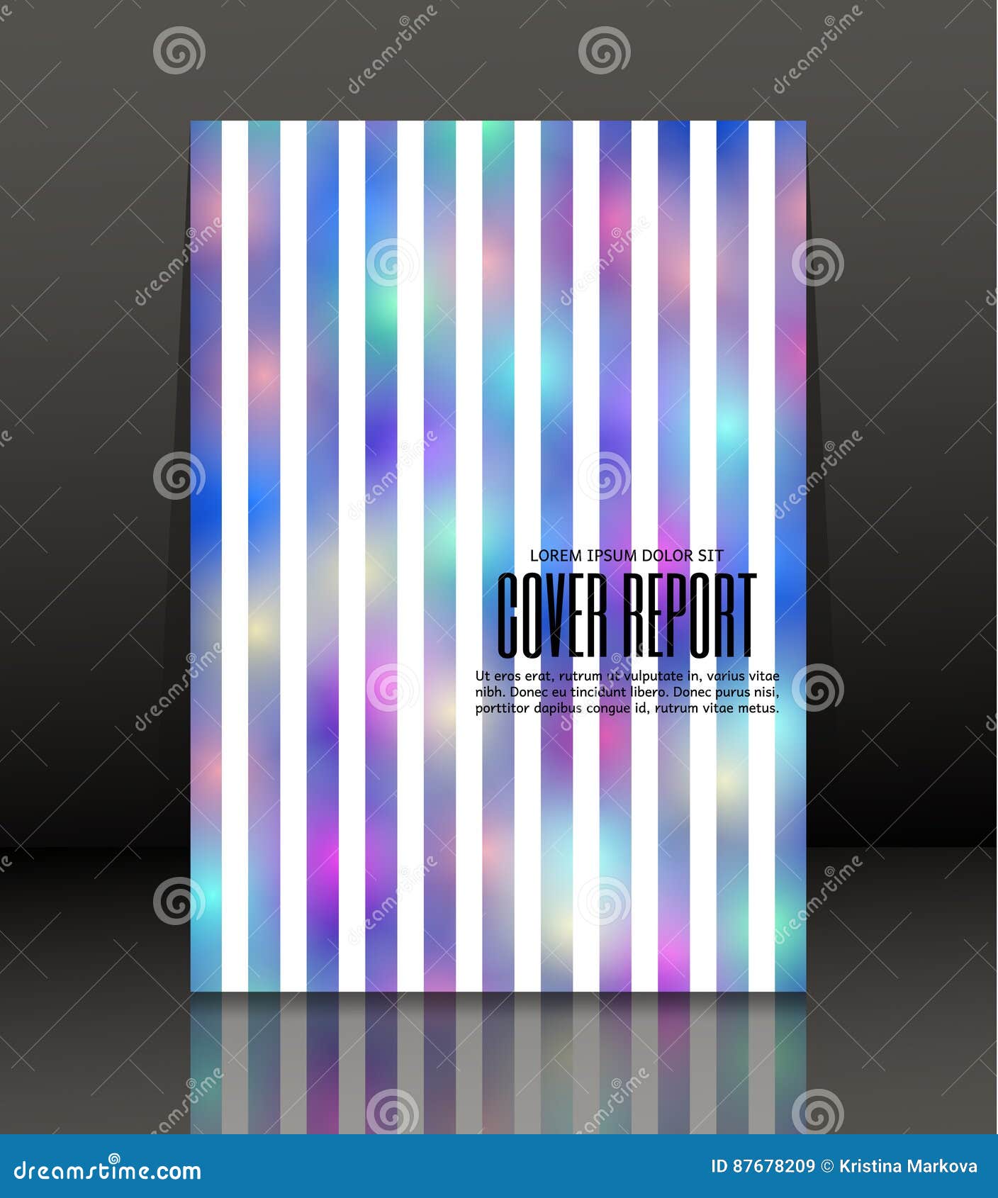 Abstract Background for Brochure, Cover. Template for the Poster ...