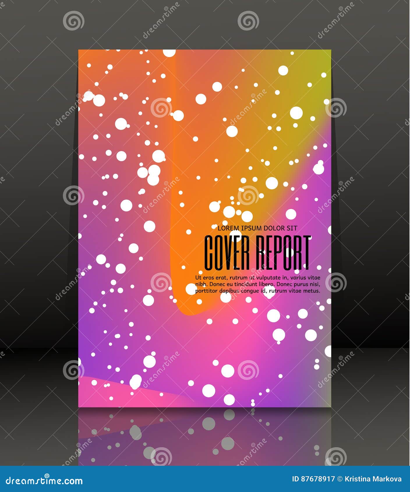 Abstract Background for Brochure, Cover. Template for the Poster ...