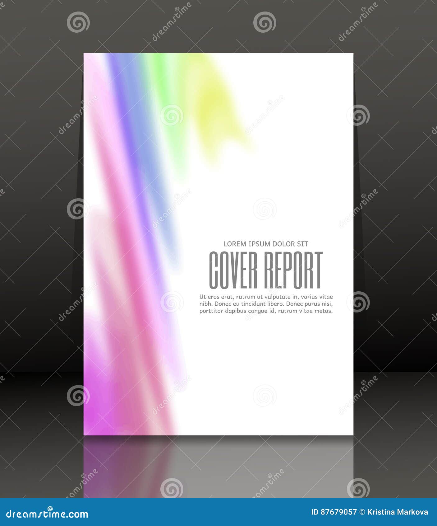 Abstract Background for Brochure, Cover. Template for the Poster ...