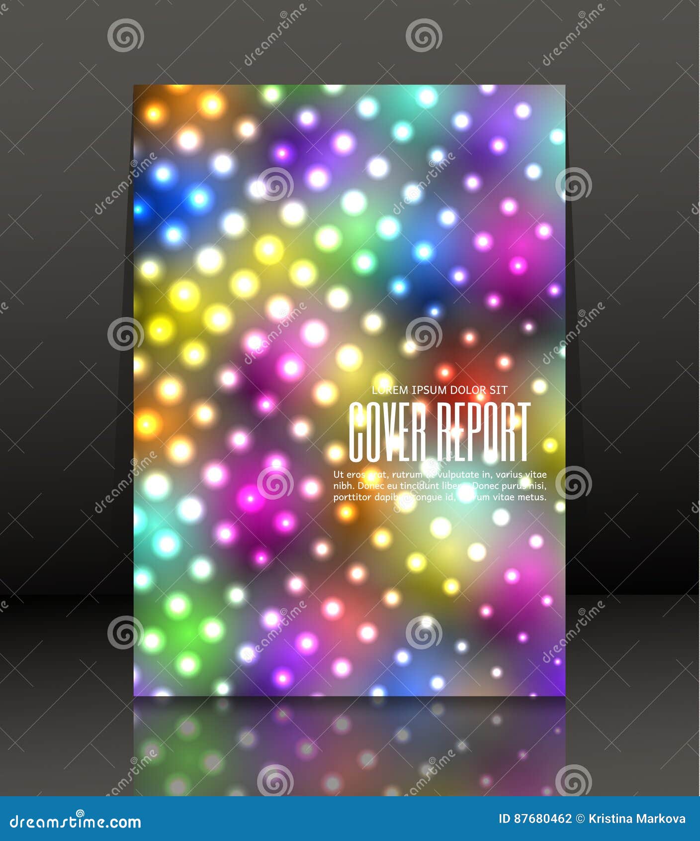 Abstract Background for Brochure, Cover. Template for the Poster ...
