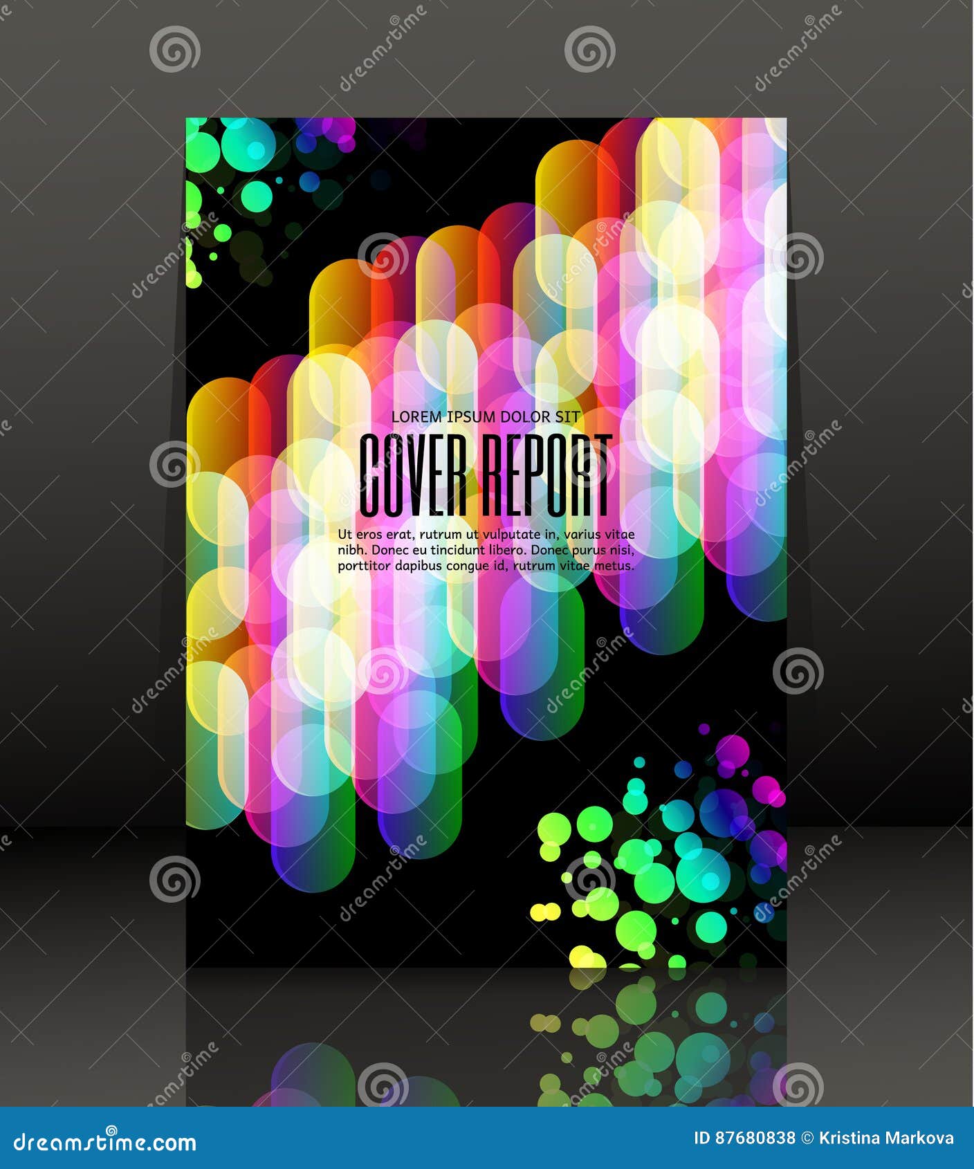 Abstract Background for Brochure, Cover. Template for the Poster ...