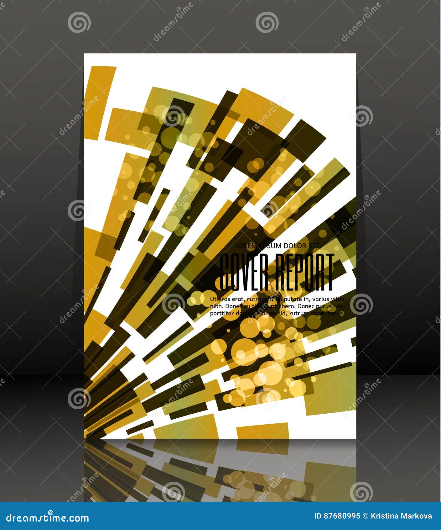 Abstract Background for Brochure, Cover. Template for the Poster ...
