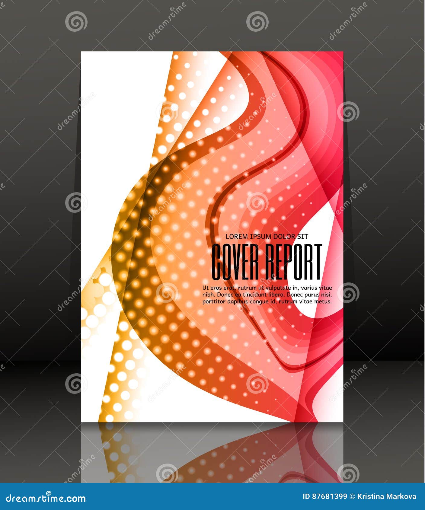 Abstract Background for Brochure, Cover. Template for the Poster ...