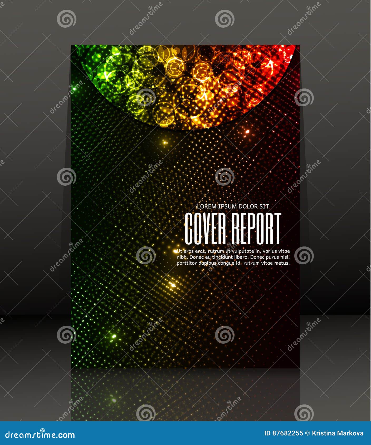 Abstract Background for Brochure, Cover. Template for the Poster ...