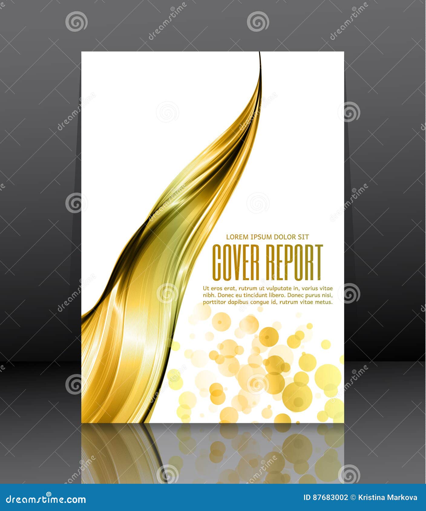 Abstract Background for Brochure, Cover. Template for the Poster ...