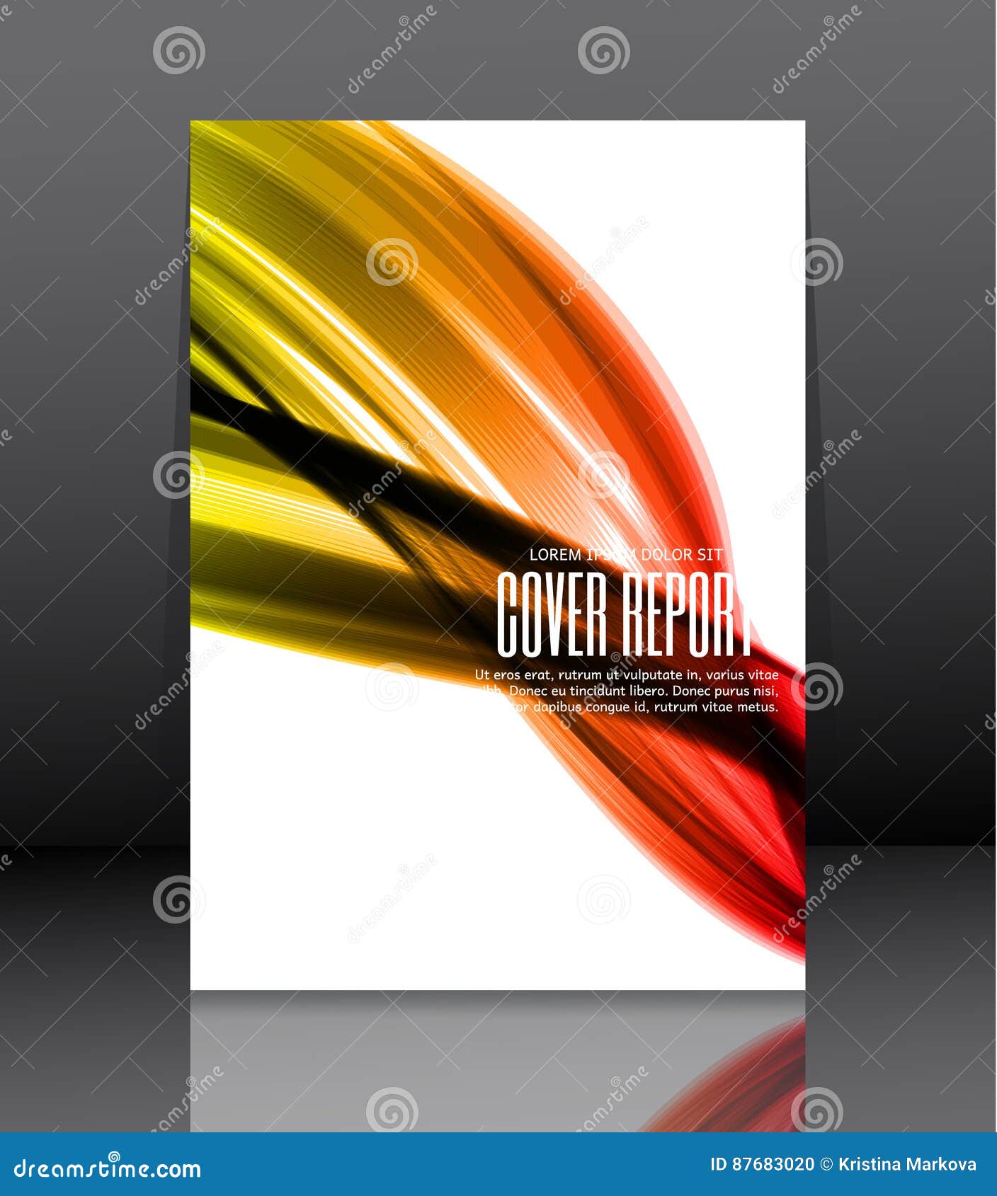 Abstract Background for Brochure, Cover. Template for the Poster ...