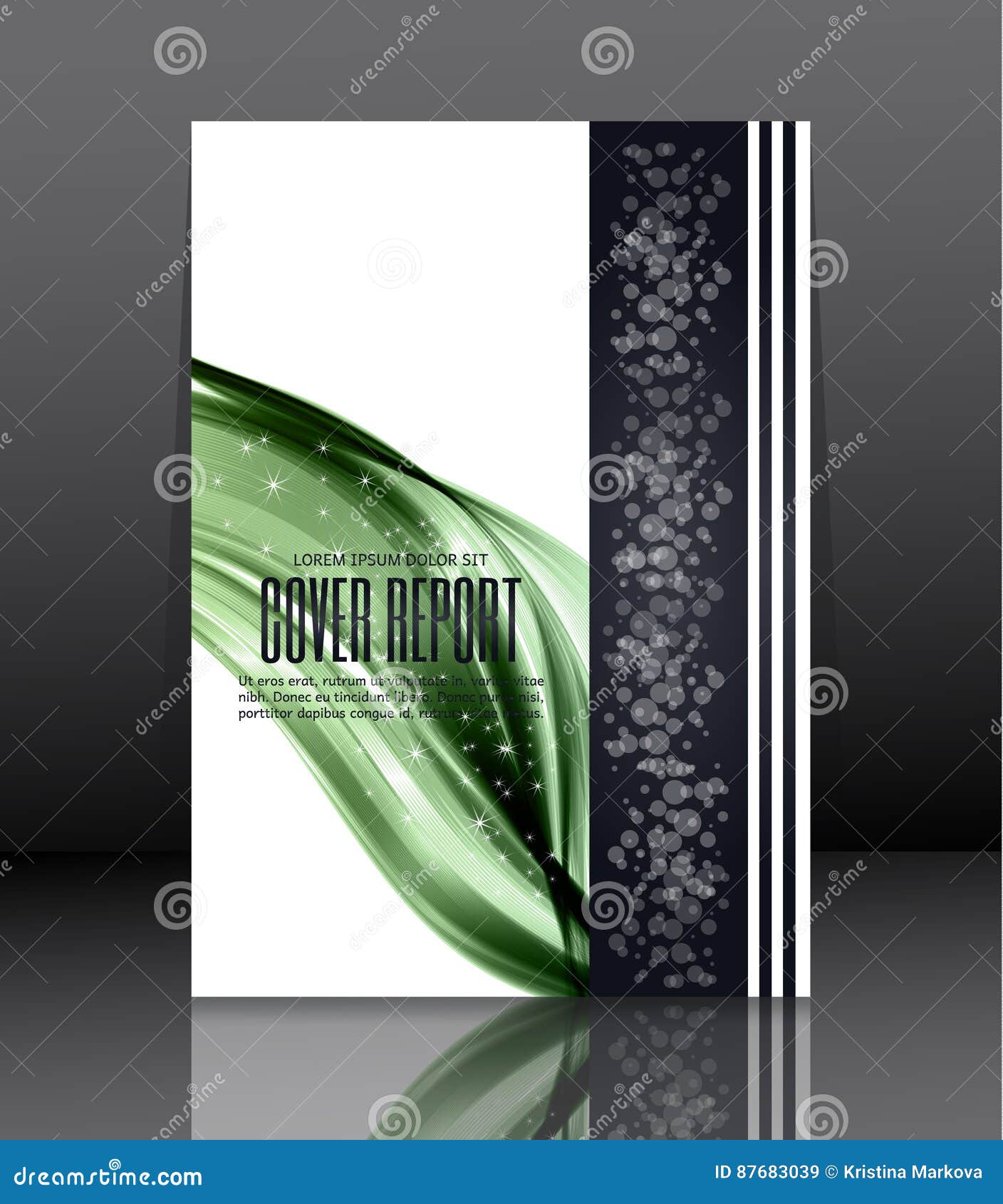 Abstract Background for Brochure, Cover. Template for the Poster ...