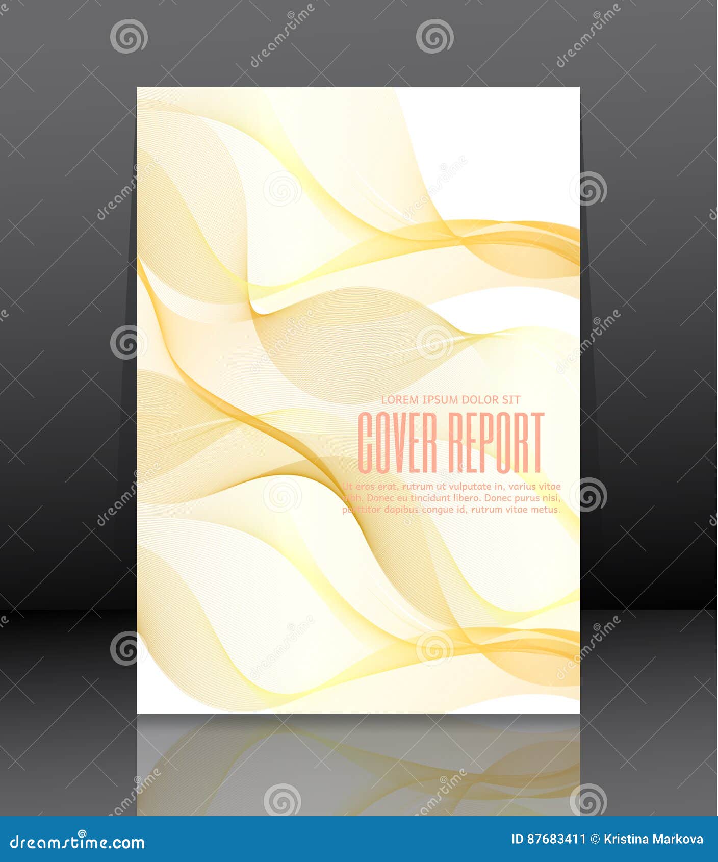 Abstract Background for Brochure, Cover. Template for the Poster ...