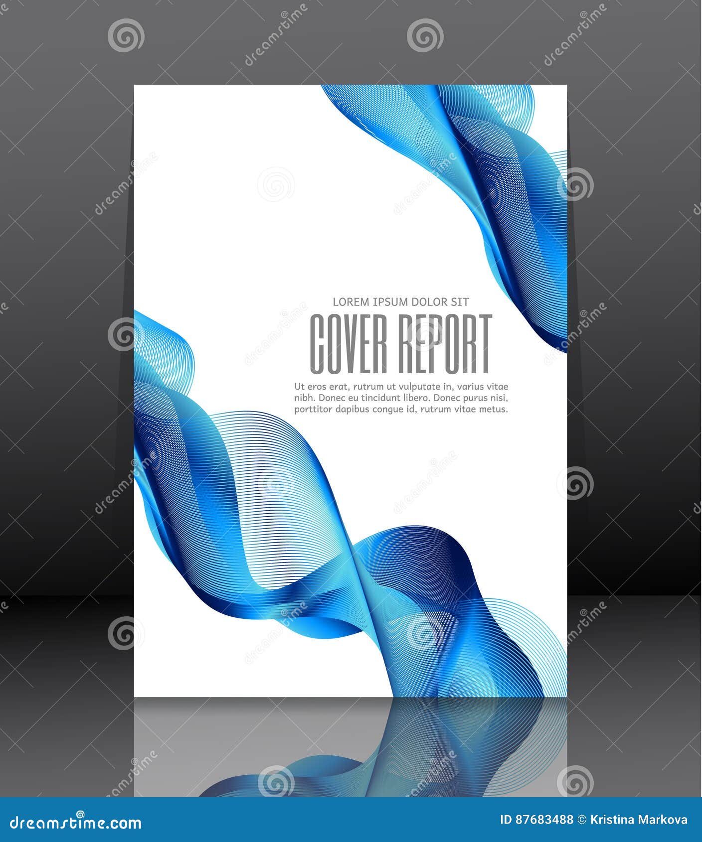 Abstract Background for Brochure, Cover. Template for the Poster ...