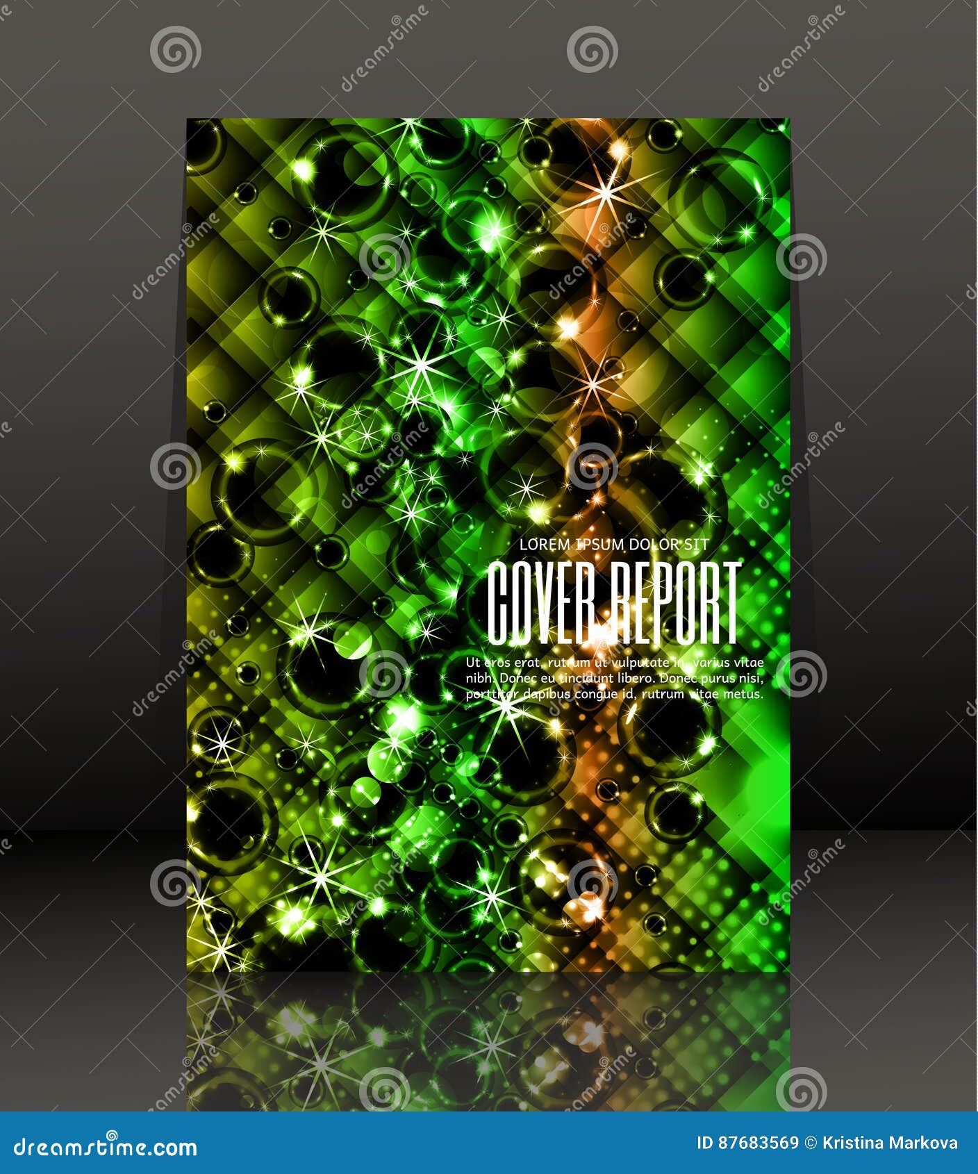 Abstract Background for Brochure, Cover. Template for the Poster ...
