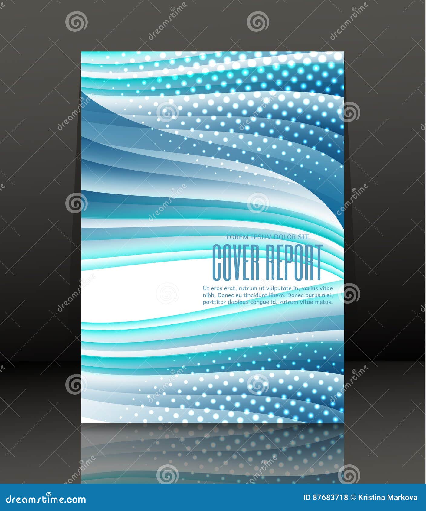 Abstract Background for Brochure, Cover. Template for the Poster ...