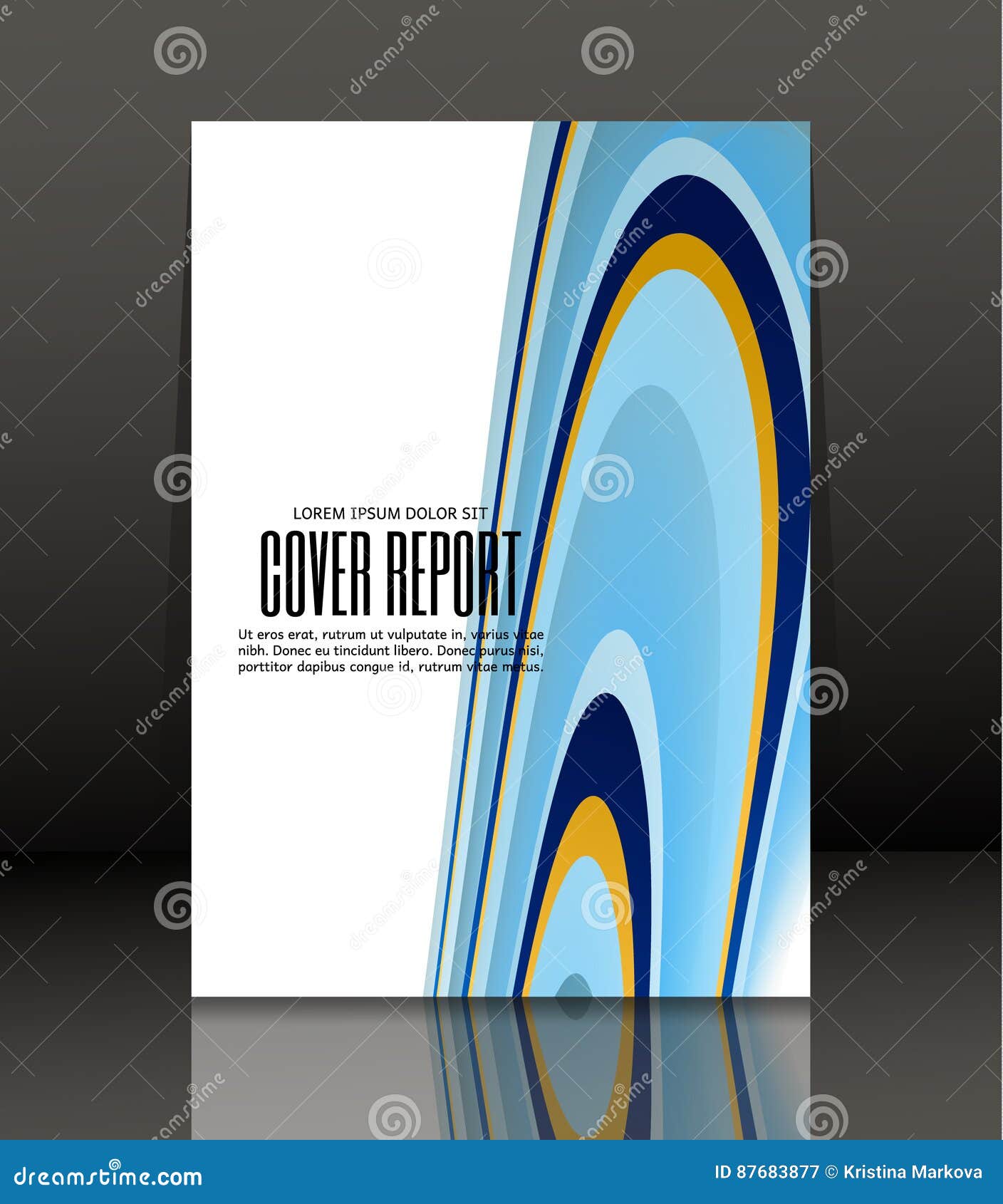 Abstract Background for Brochure, Cover. Template for the Poster ...