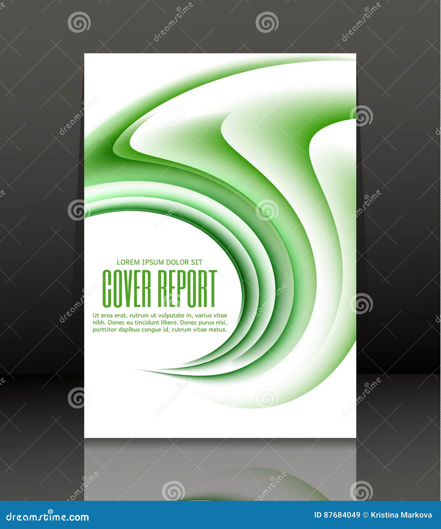 Abstract Background for Brochure, Cover. Template for the Poster ...