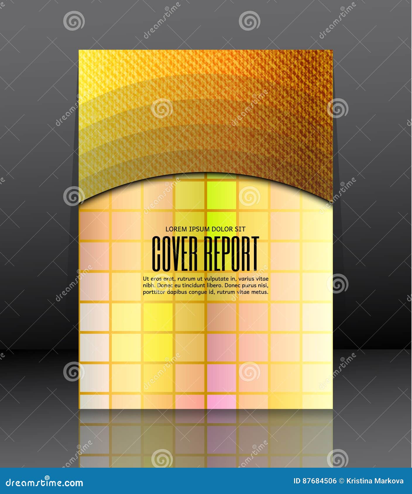 Abstract Background for Brochure, Cover. Template for the Poster ...