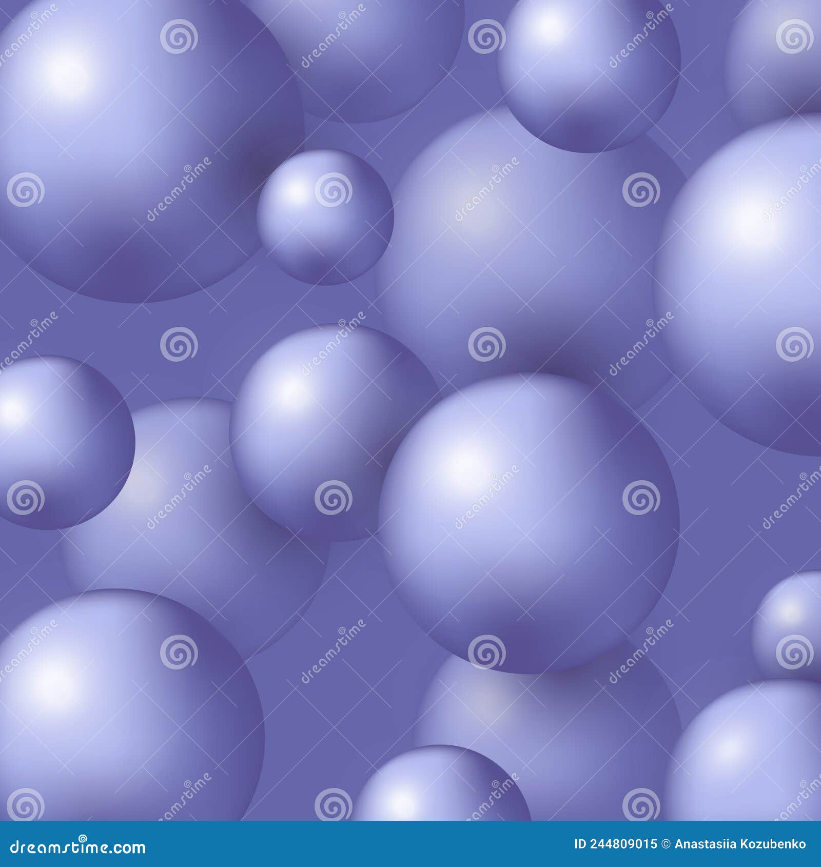 Abstract Background with Bubbles of Color Very Perry. Vector 3d ...