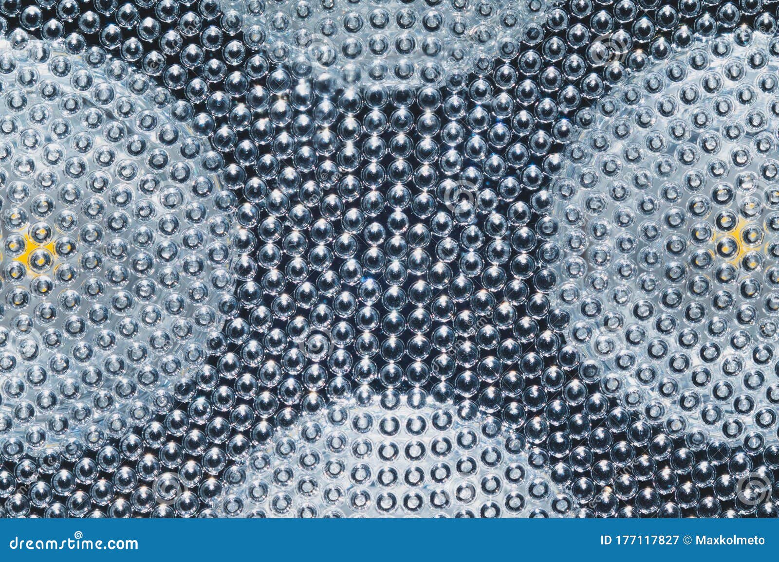 Abstract Background with Bubbles. Transparent Led Light Macro Texture ...