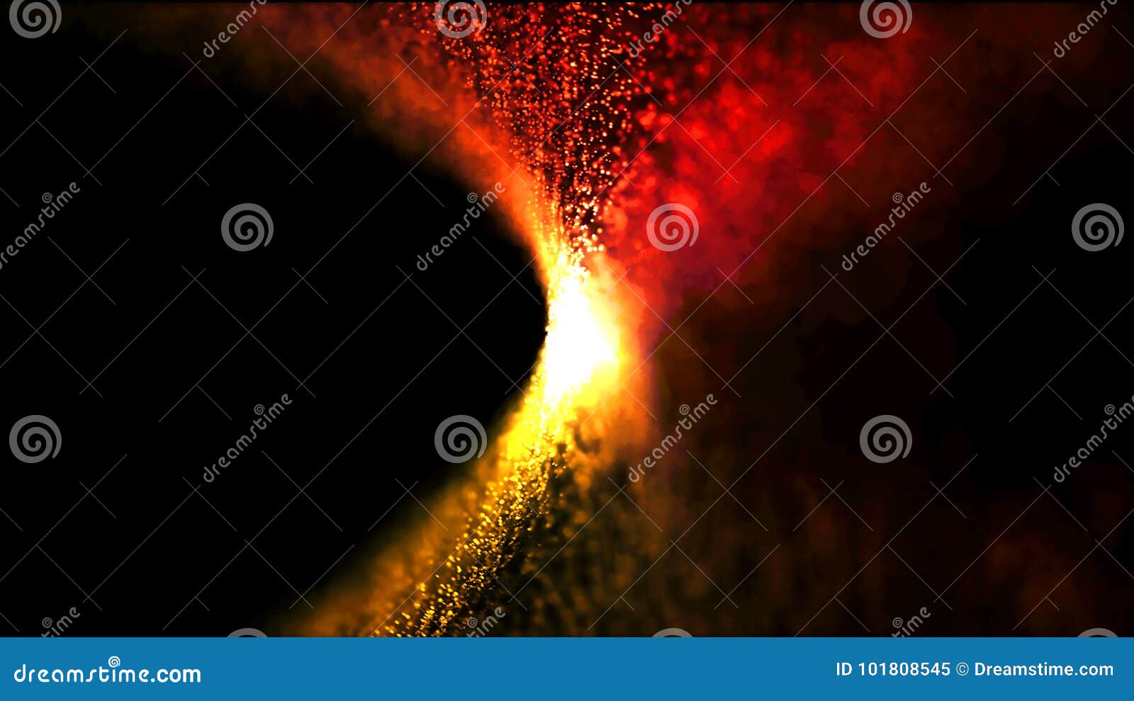 Abstract Background Burning Fire Particles Stock Image - Image of dark ...
