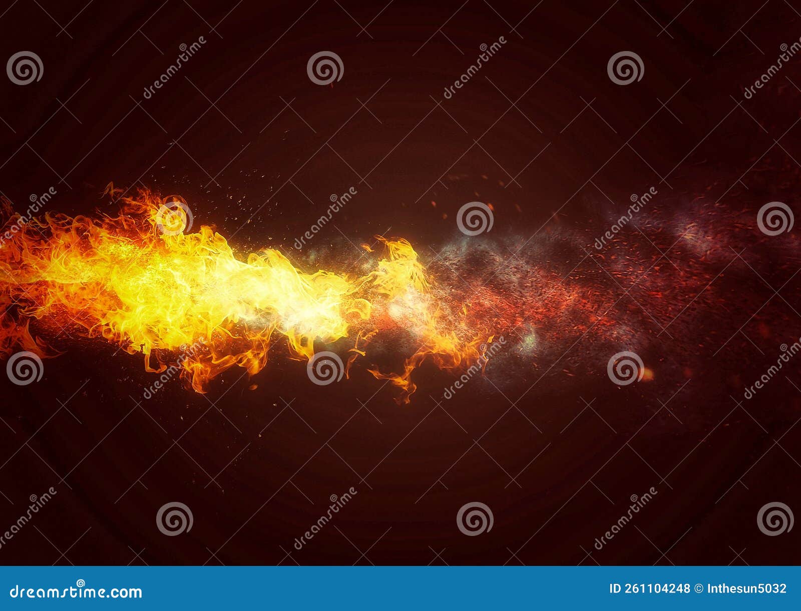 Abstract Background with Burning Flames Exploding Stock Illustration ...