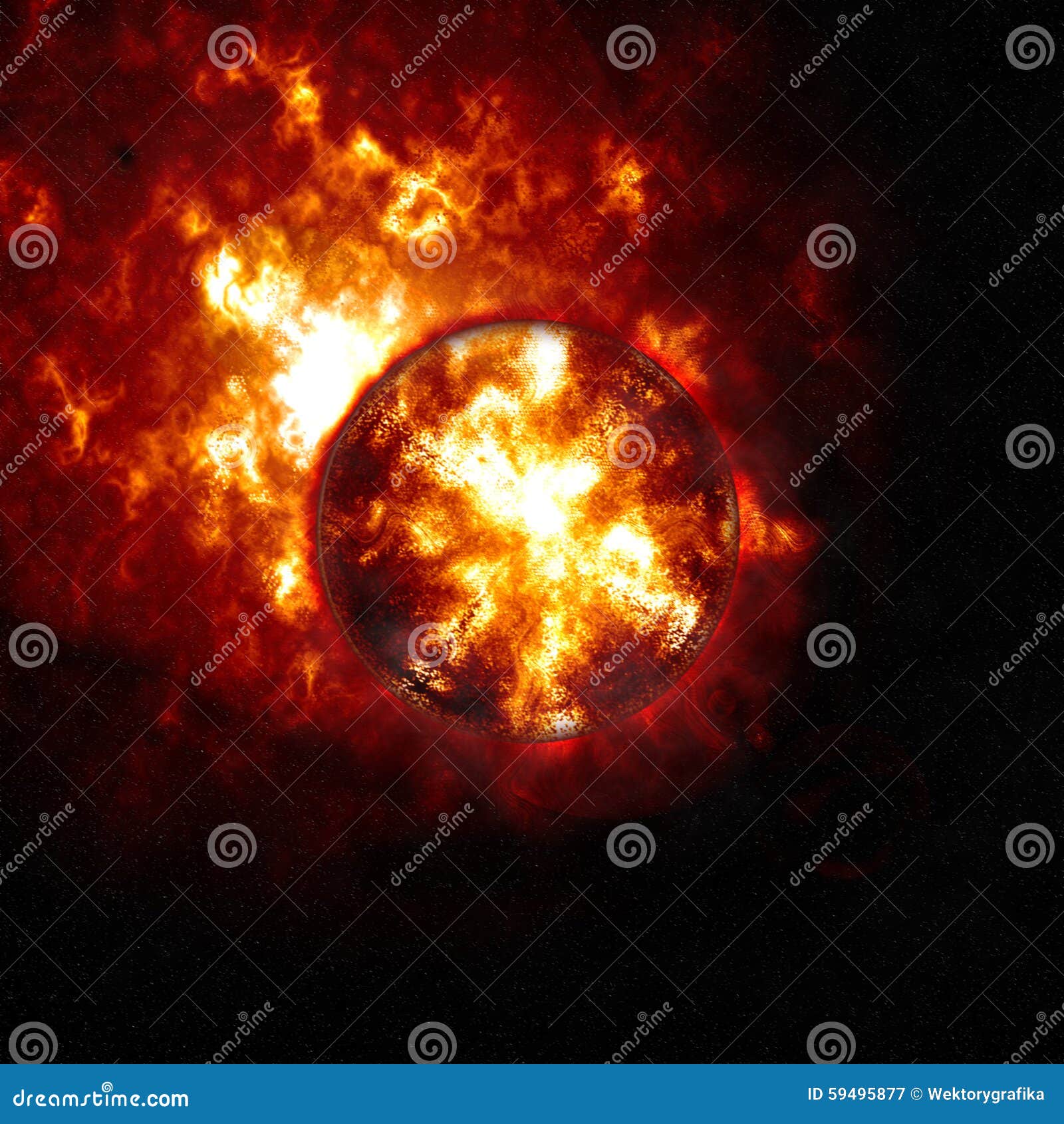 Exploding Burning Star Sun Stock Illustrations – 132 Exploding Burning ...
