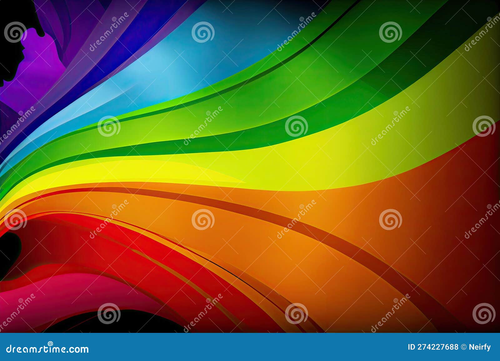 Abstract Background with Burst of Colors Stock Illustration ...