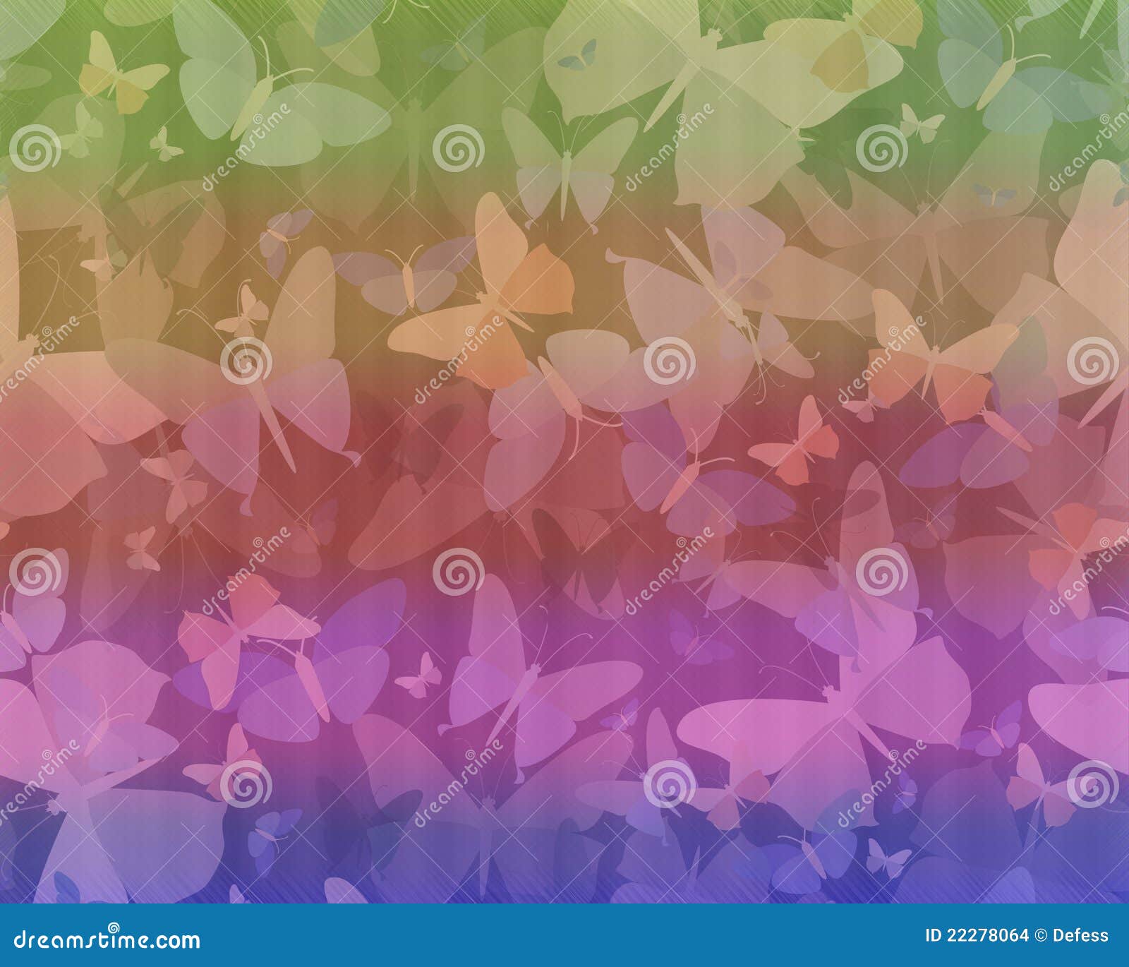 Abstract Background with Butterflies. Stock Illustration - Illustration ...