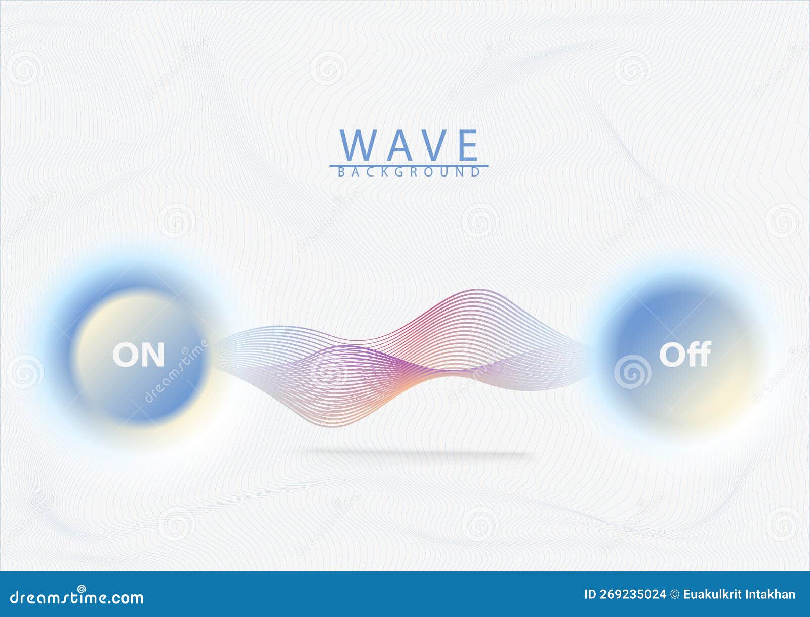 Abstract Background. Buttons, Switchers. Soft UI Stock Illustration ...