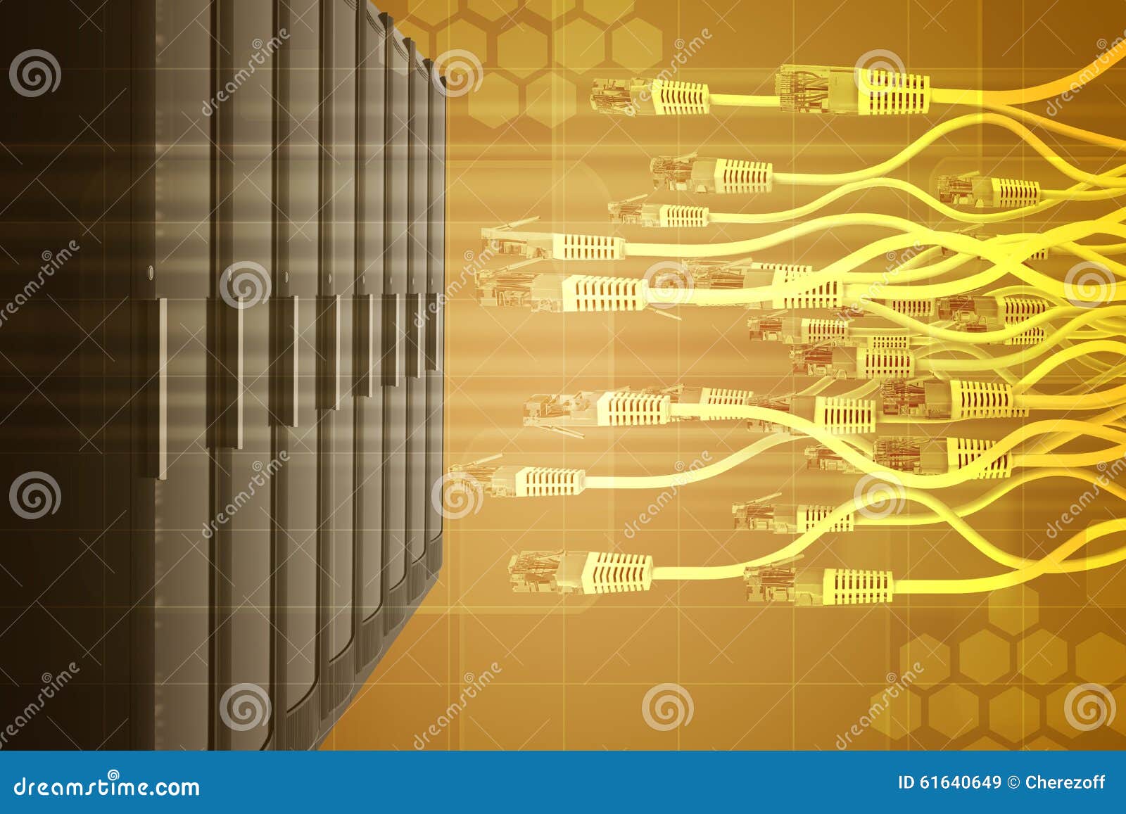 Abstract Background with Cable Stock Illustration - Illustration of ...