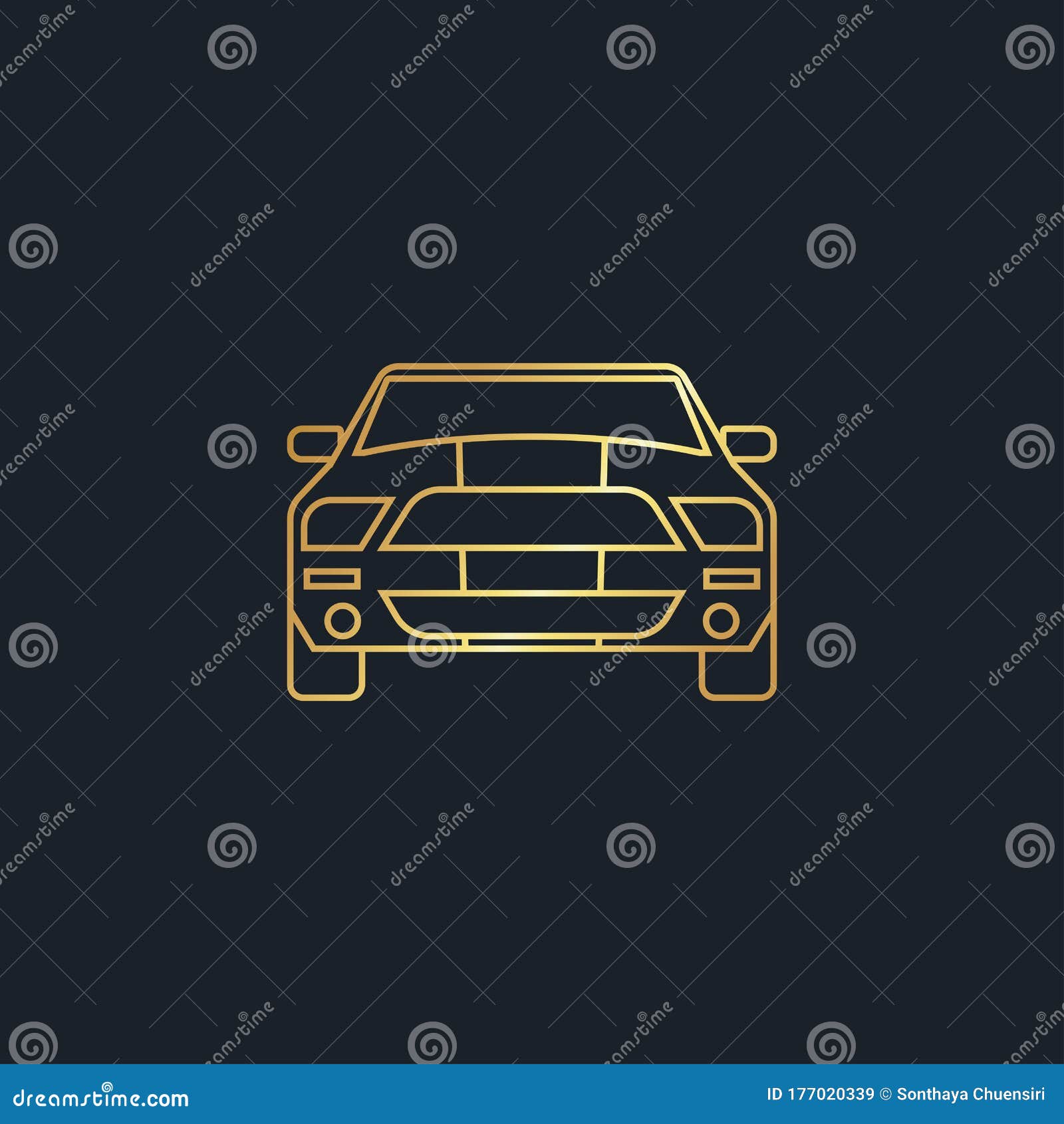 Abstract Background for Car Front,gold Color,vector Illustrations Stock ...