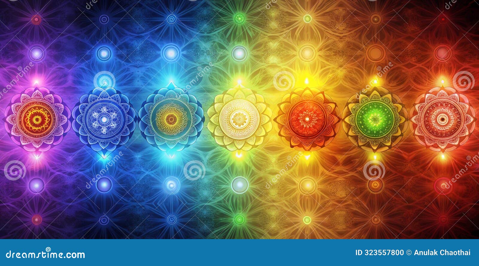 Abstract Background Centered on the Concept of Chakras in Hinduism AI ...