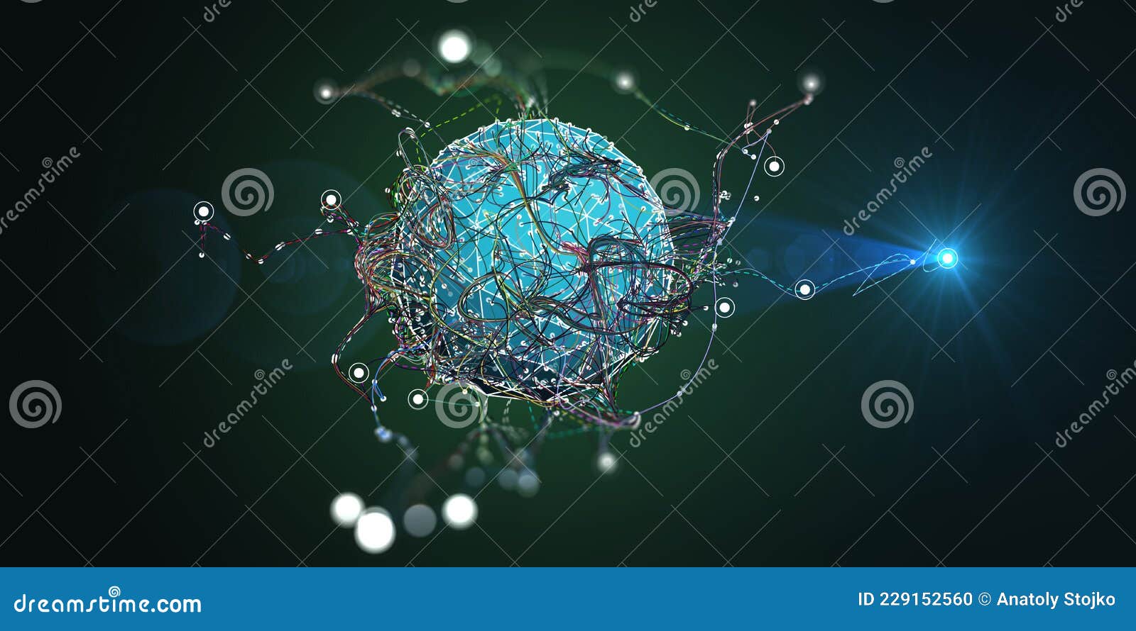 Two Color Quantum Computing Vector Icon From Artificial Intellegence ...