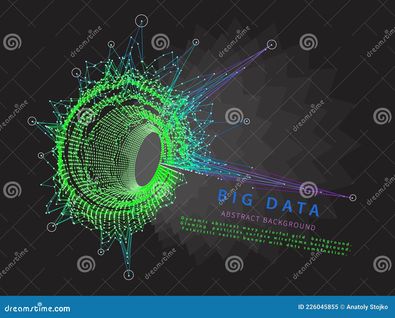 Abstract Background With Chaotic Polygonal Algorithm Analyze Analytics