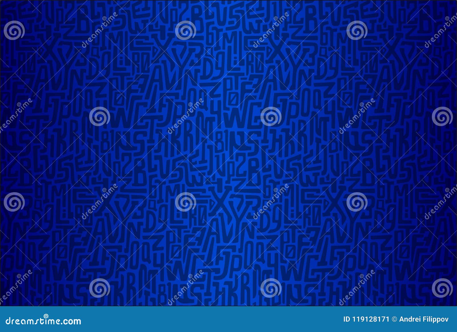 Abstract Background with Characters Stock Vector - Illustration of line ...