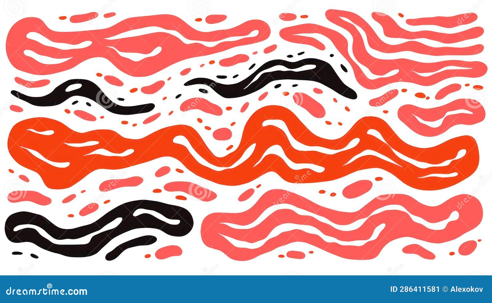 Abstract Background with Charcoal Scribble Stripes and Bold Paint ...