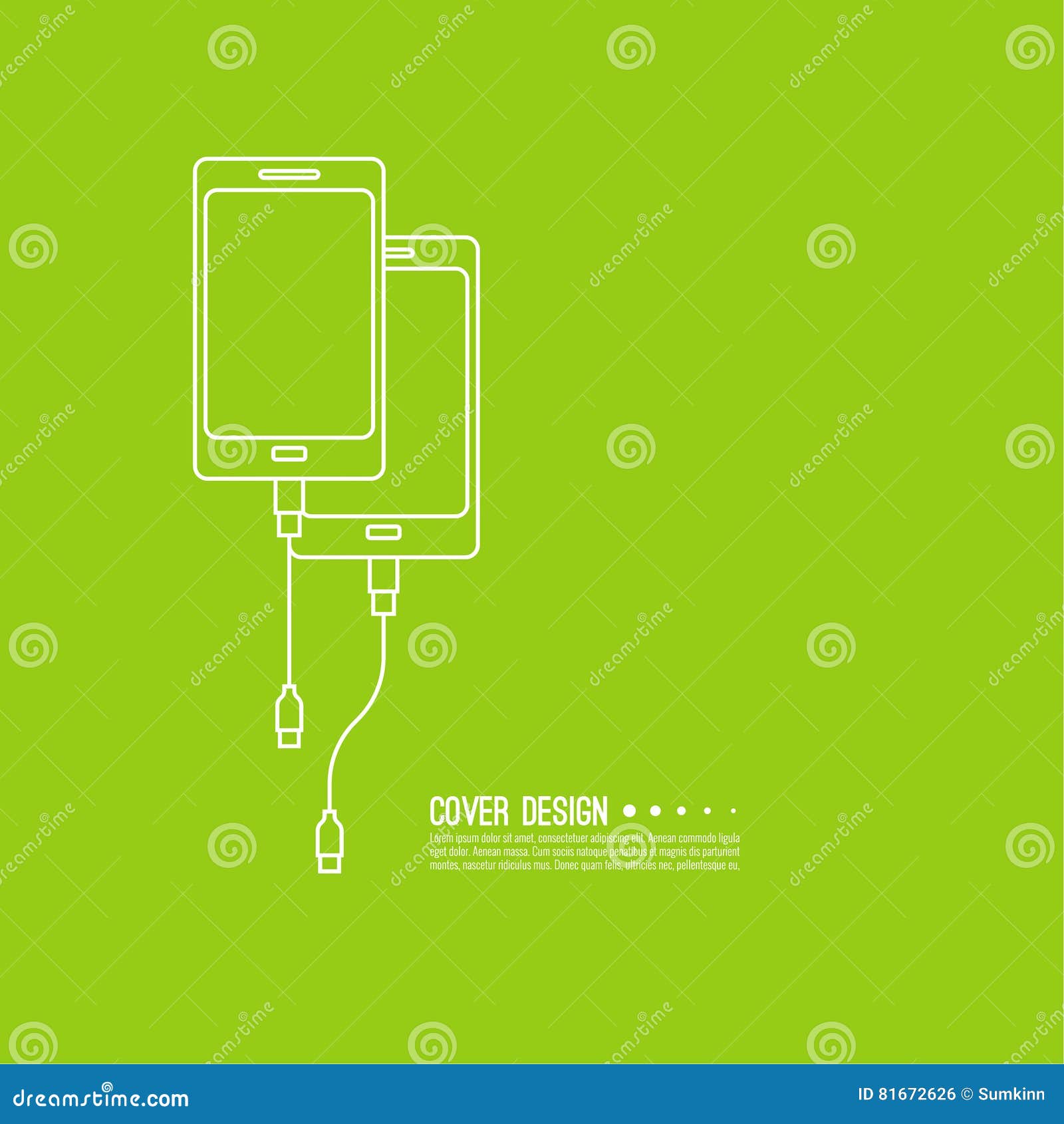 Abstract Background with Charge Stock Vector - Illustration of adapter ...