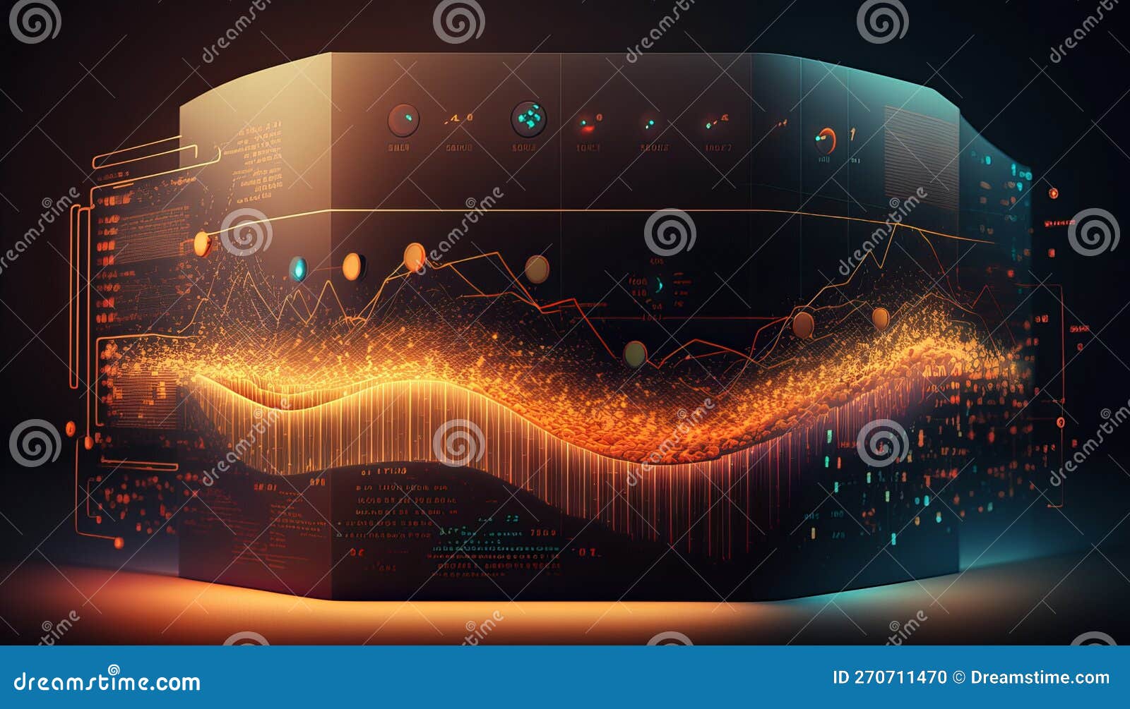 Abstract Background Chart Stock Market. Generative AI. Stock Photo ...