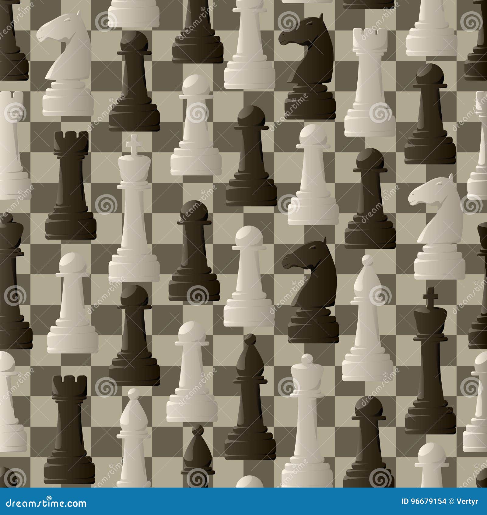 Abstract Background of Chess Piece. Stock Vector - Illustration of king ...