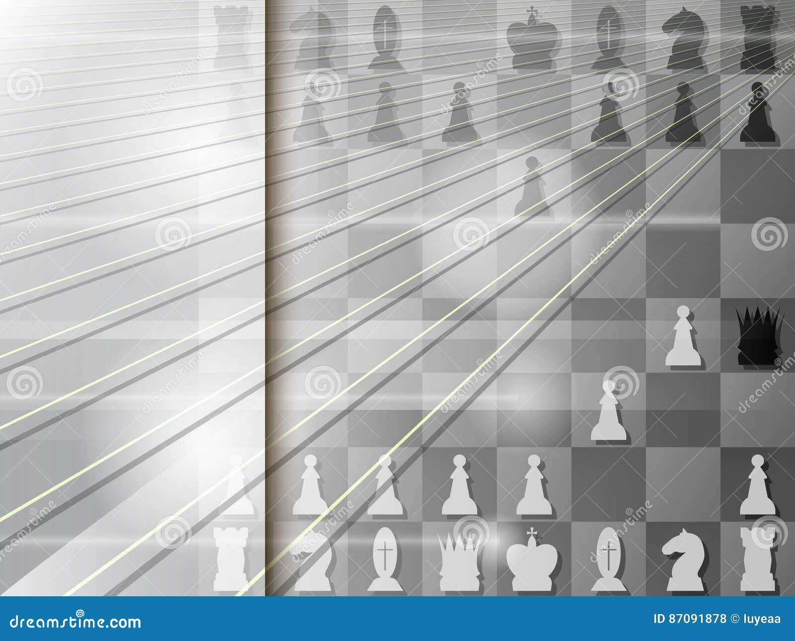 Abstract Background with Chessboard. Checkmate Stock Vector ...