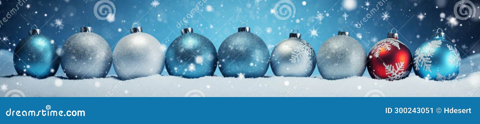 Abstract Background with Christmas Theme, Web Site Header or Footer ...