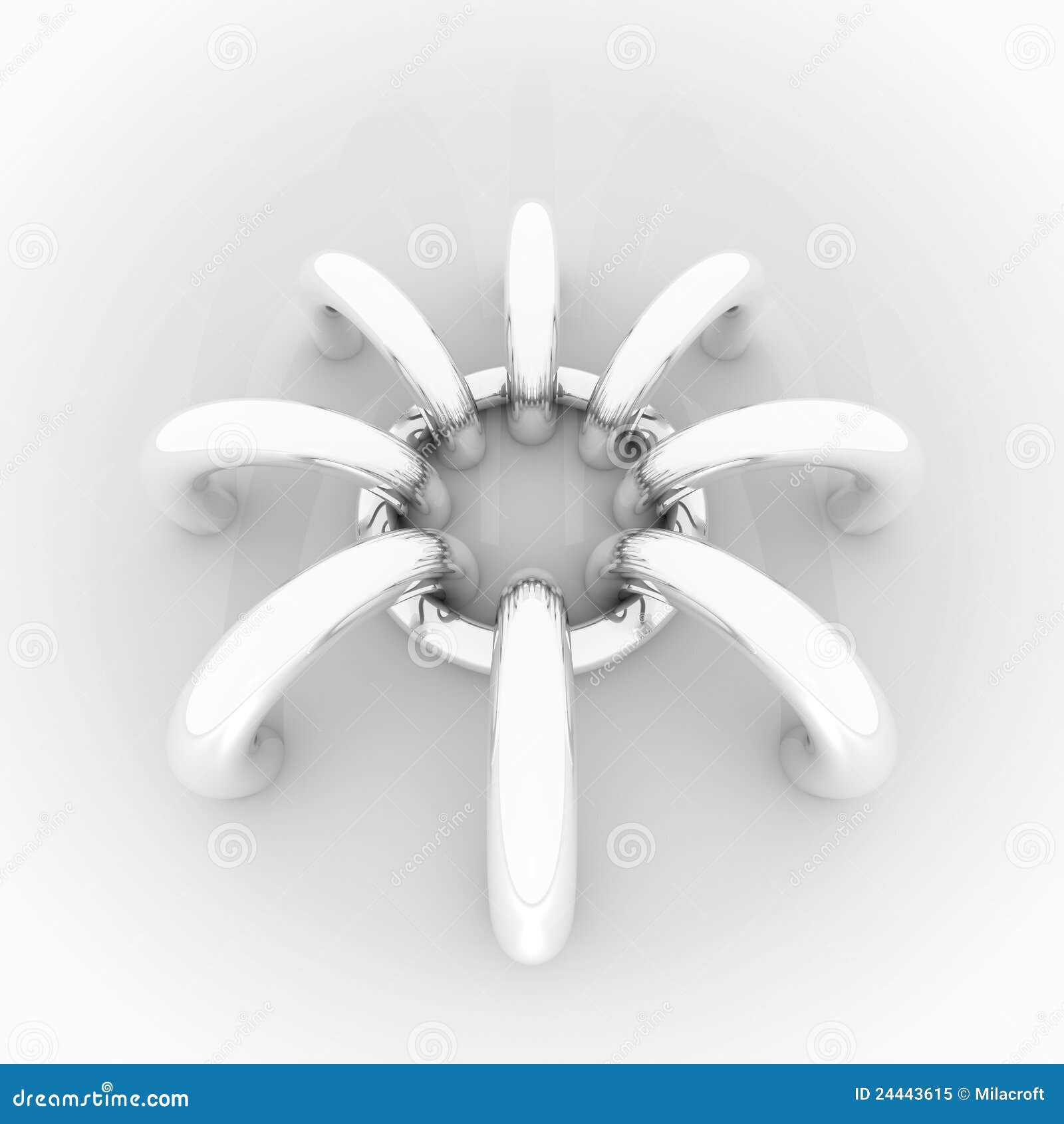 Abstract Background, Chrome Rings Stock Illustration - Illustration of ...
