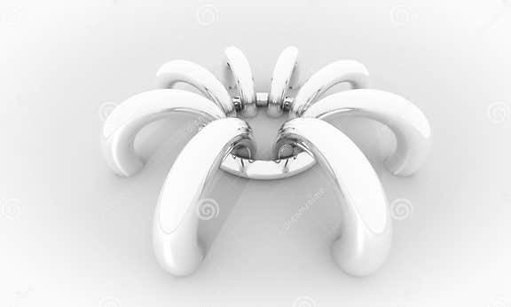 Abstract Background, Chrome Rings Stock Illustration - Illustration of ...