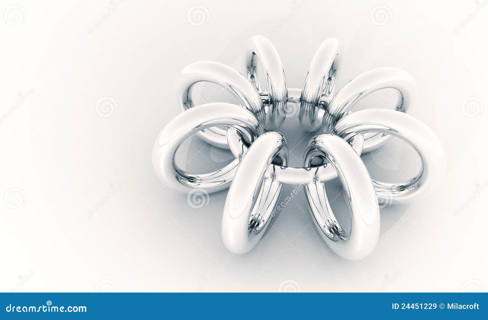 Abstract Background, Chrome Rings Stock Illustration - Illustration of ...