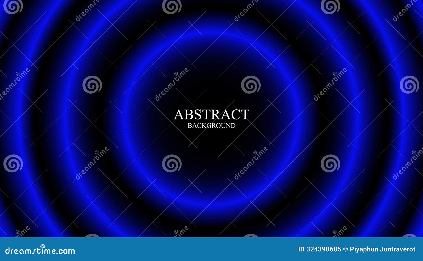 Abstract Background Circle Blue Glow Gradient Illustration Stock ...