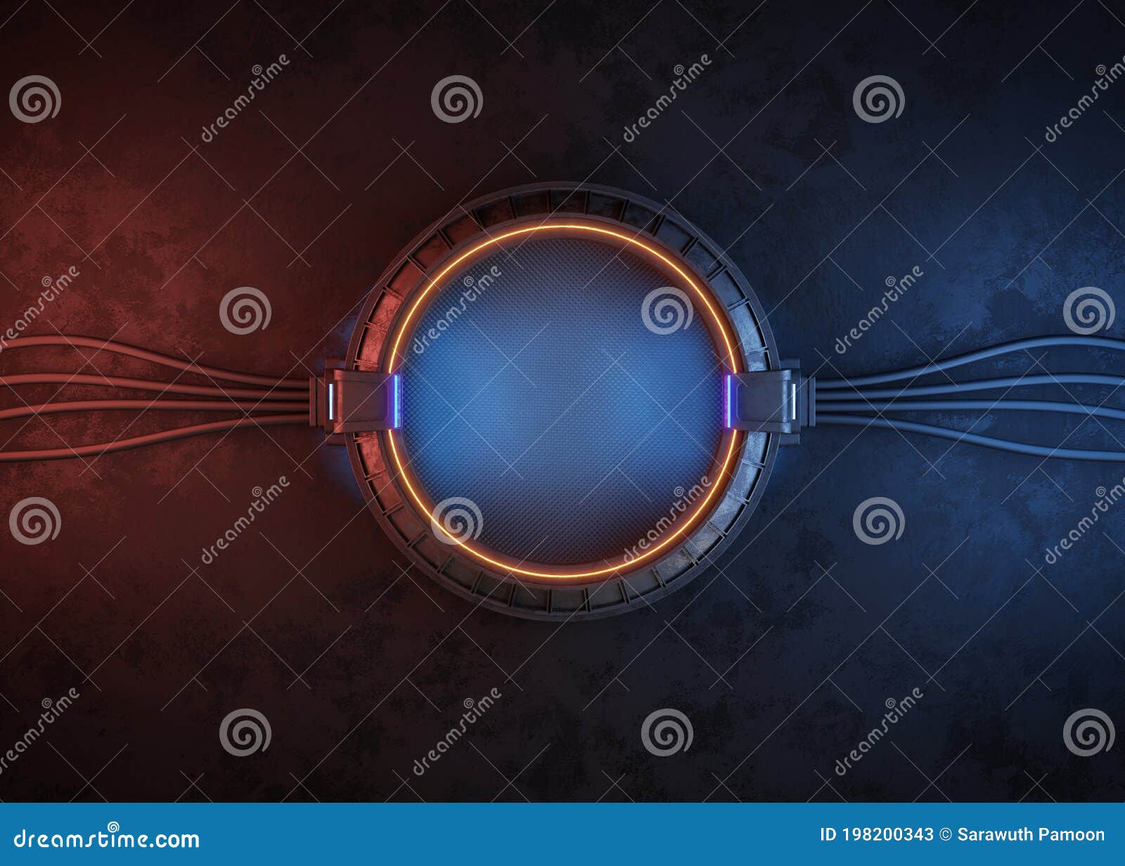 Circle Futuristic Shapes For Digital Web Interface. Hud Sci Fi Symbols ...