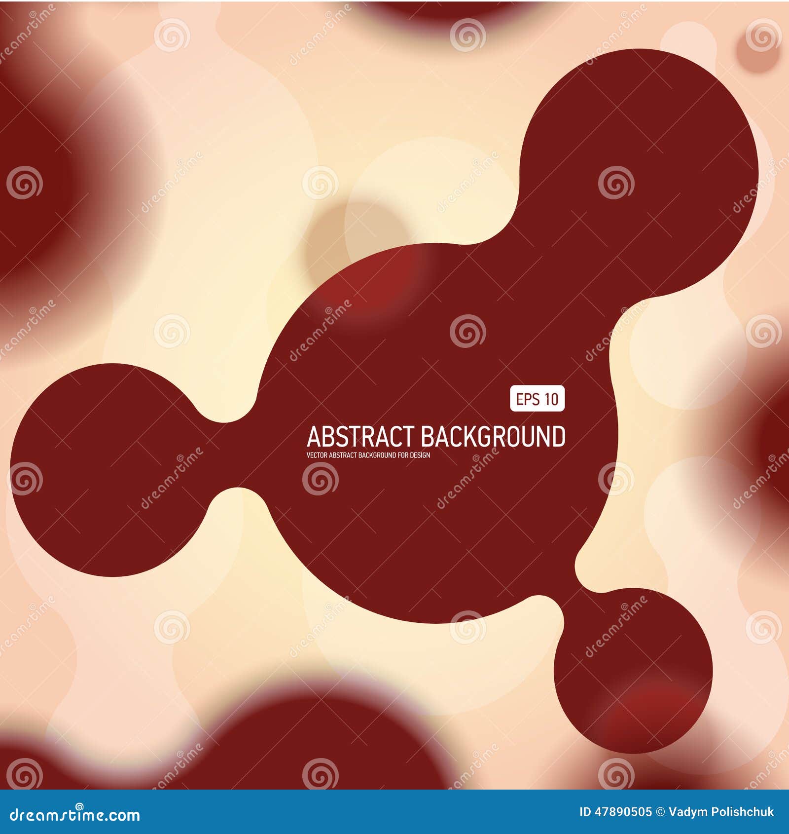 Abstract Background with Circle Metaball Stock Vector - Illustration of ...