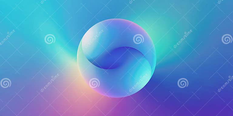 Abstract Background with Circle Shape and Trendy Gradients Design Stock ...