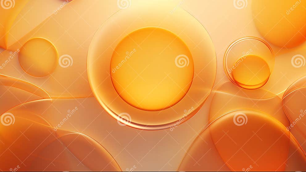 Abstract Background of Circles or Bubbles with Translucent Multi ...