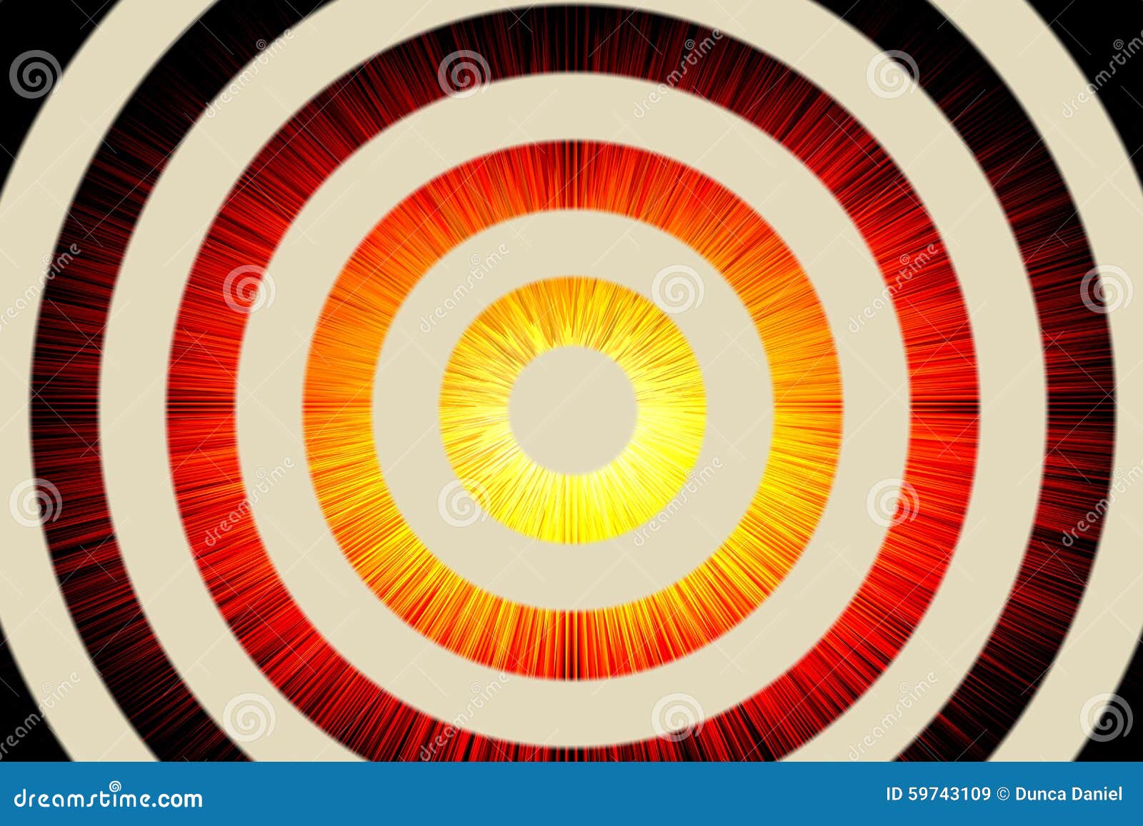 Abstract Background of Circles and Burst Stock Image - Image of modern ...