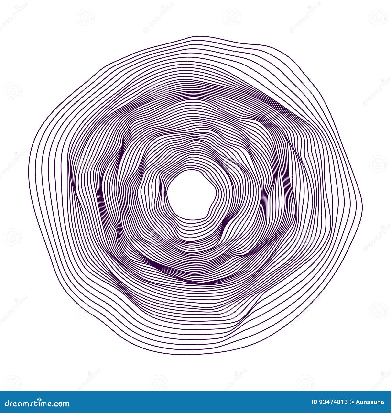Abstract Background with Circles Lines Stock Vector - Illustration of ...