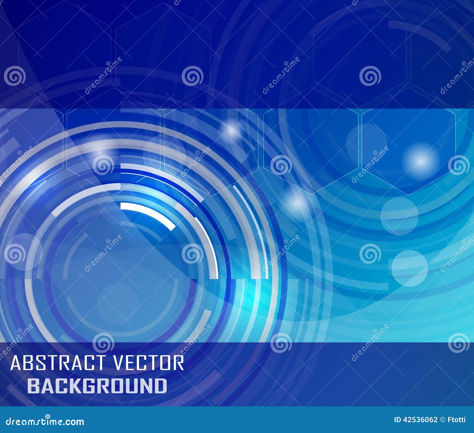 Abstract Background with Circular Elements Stock Vector - Illustration ...